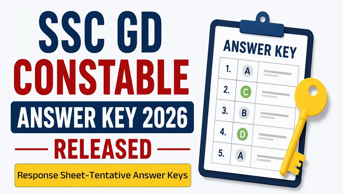 SSC GD Constable Answer Key 2026 Released - Objection Window Open ...